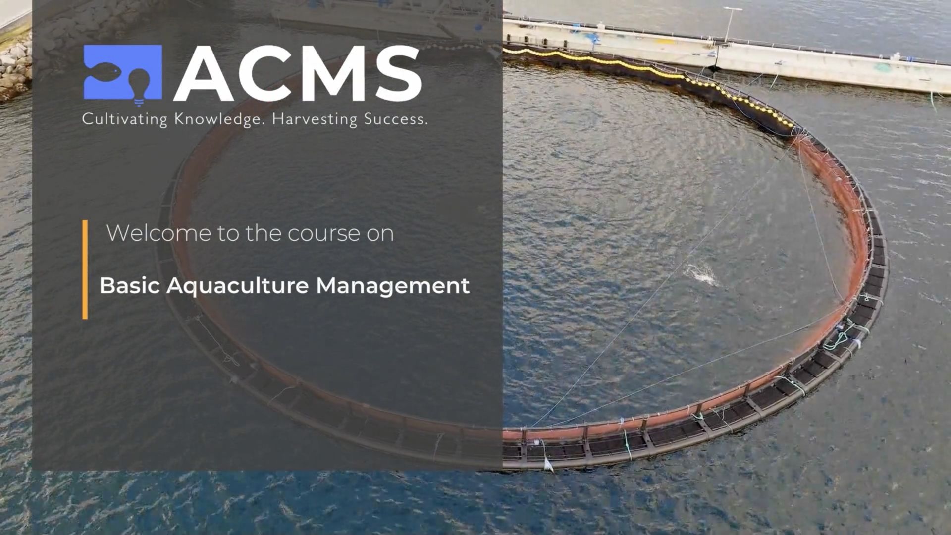 Basics of Aquaculture Management