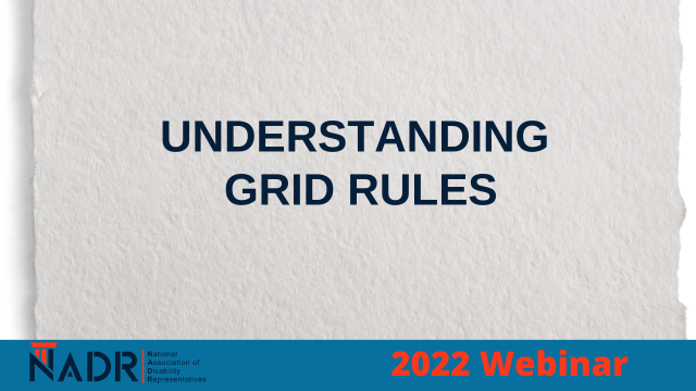 2022 Webinar: Understanding Grid Rules