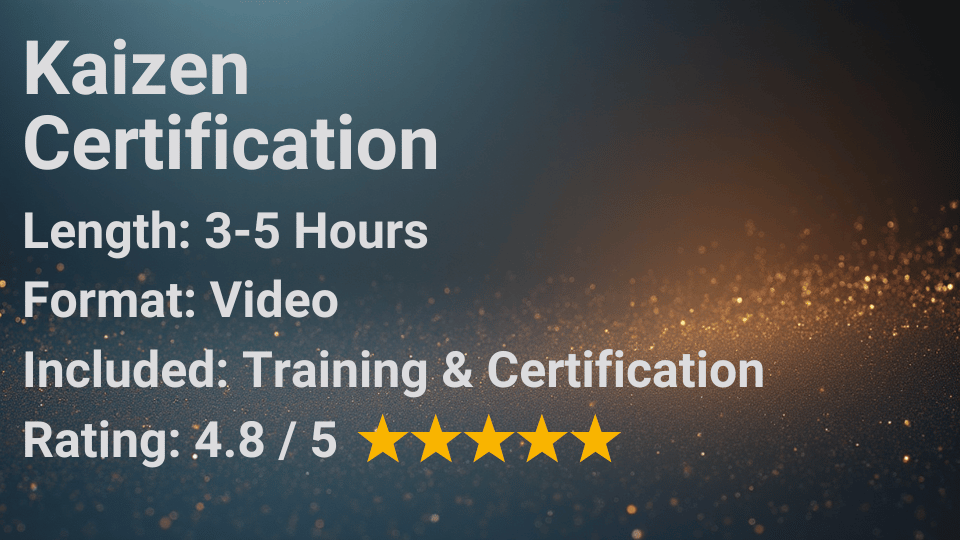 Kaizen Certification