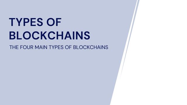 Types of Blockchains