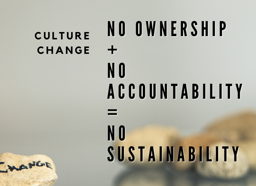 No ownership + No accountability = No sustainability