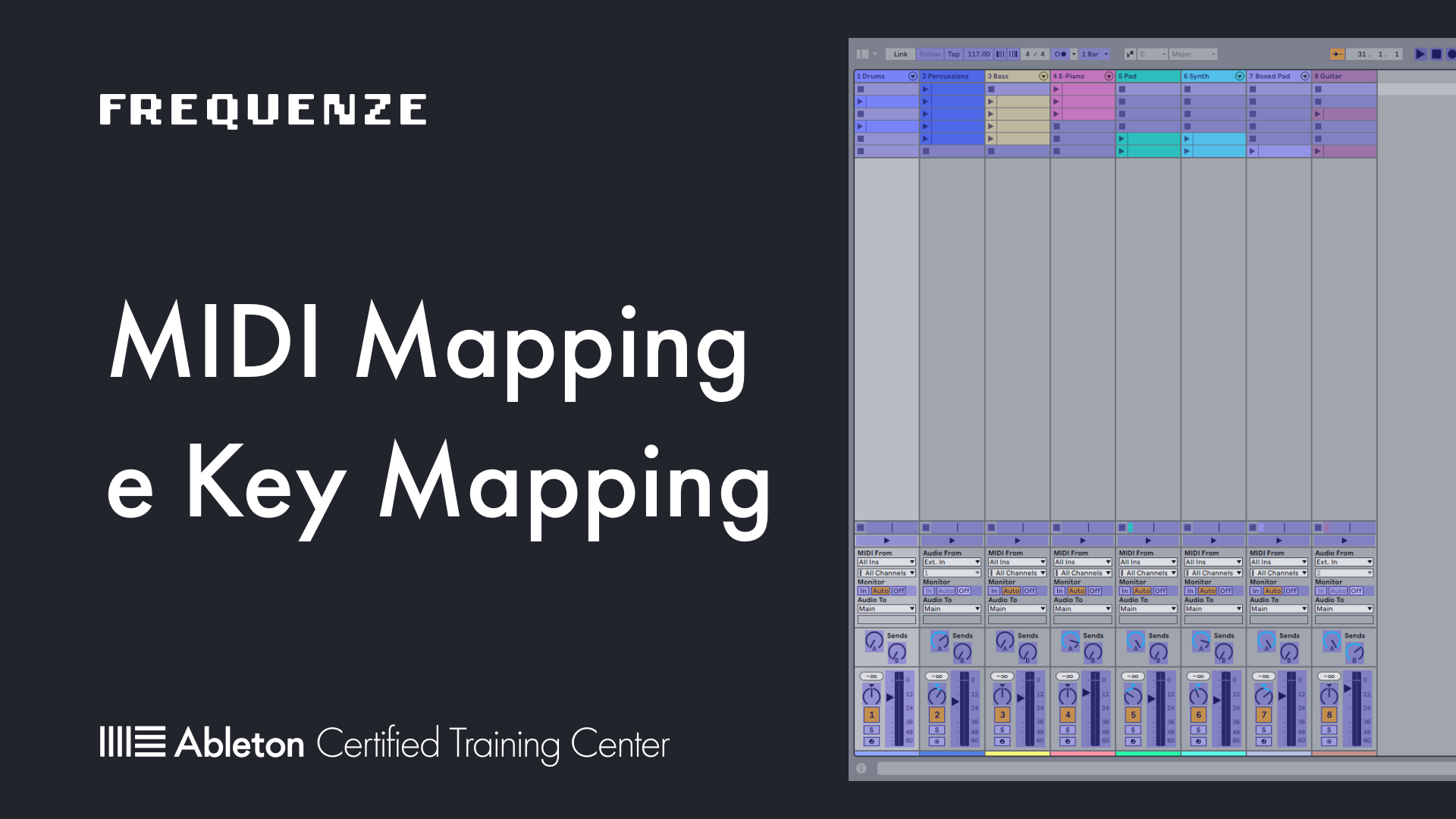 Corso Ableton Live 12: Controllo Remoto MIDI e Key Mapping