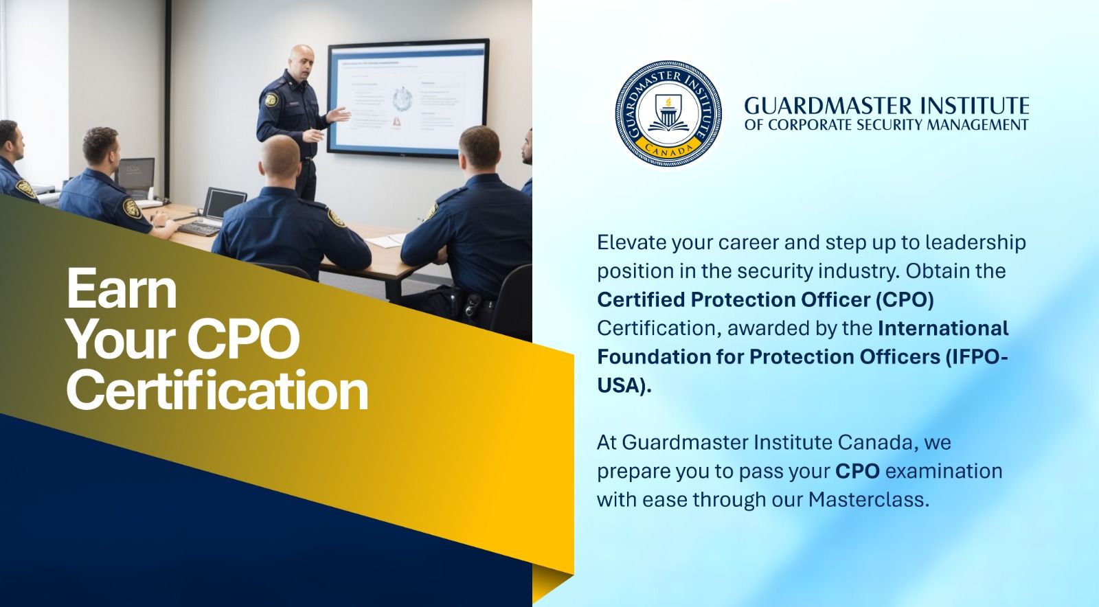 Certified Protection Officer (CPO) Certification - Masterclass