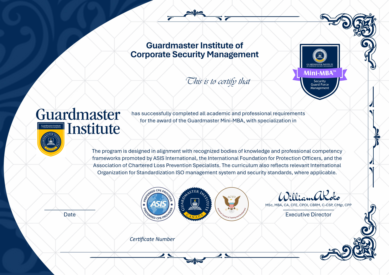 Mini-MBA in Security Guard Force Management – Optimize Teams