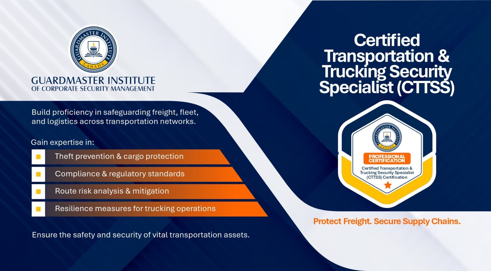 Certified Transportation & Trucking Security Specialist (CTTSS™) Certification - Masterclass