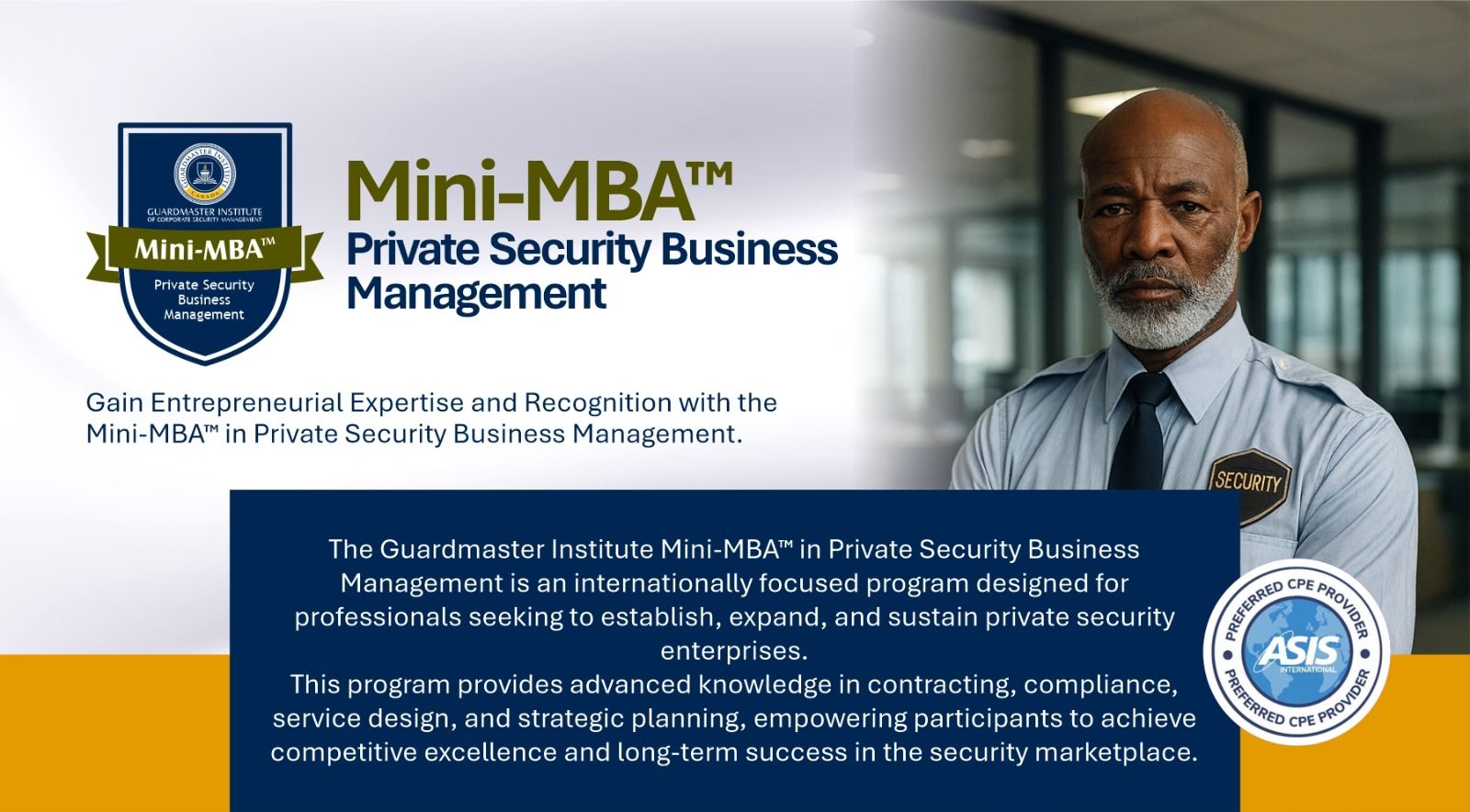 Mini-MBA (Private Security Business Management)™