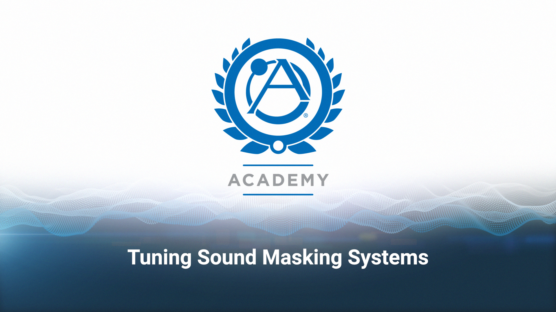 Tuning Sound Masking Systems