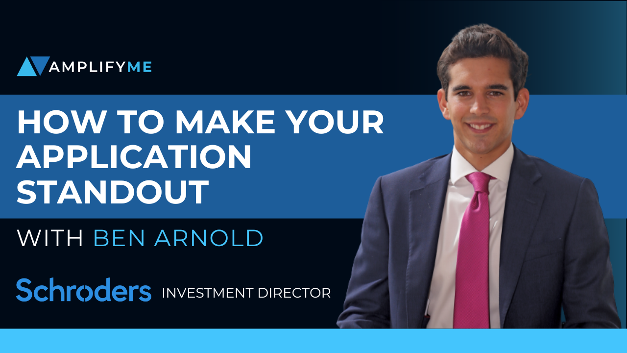 CAREER INSIGHT: How to make your application standout with Ben Arnold