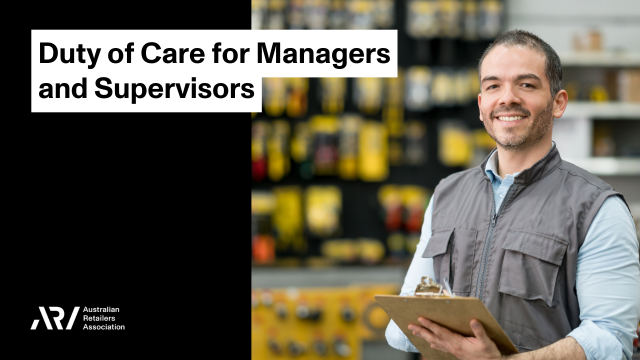 Duty of Care for Managers and Supervisors