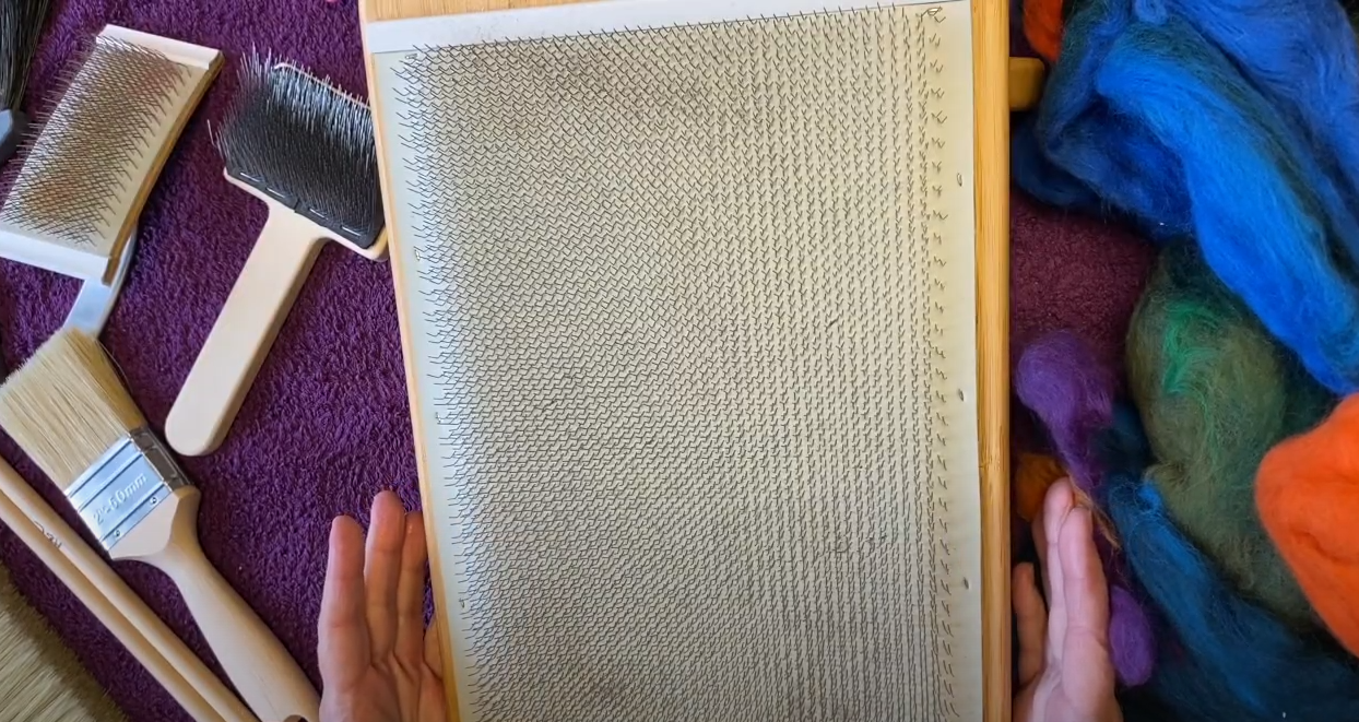 Using a Blending Board for Fibre Preparation