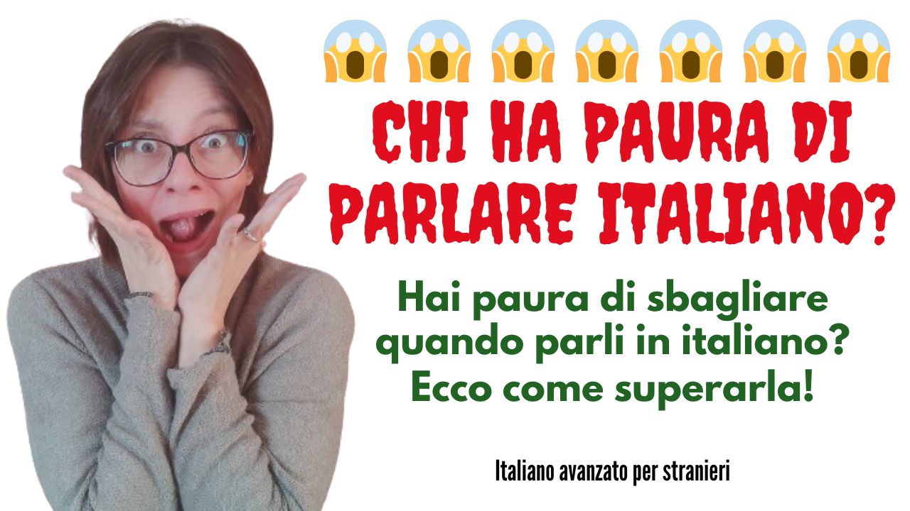 Chi ha paura di parlare italiano? Chi ha paura di parlare italiano?