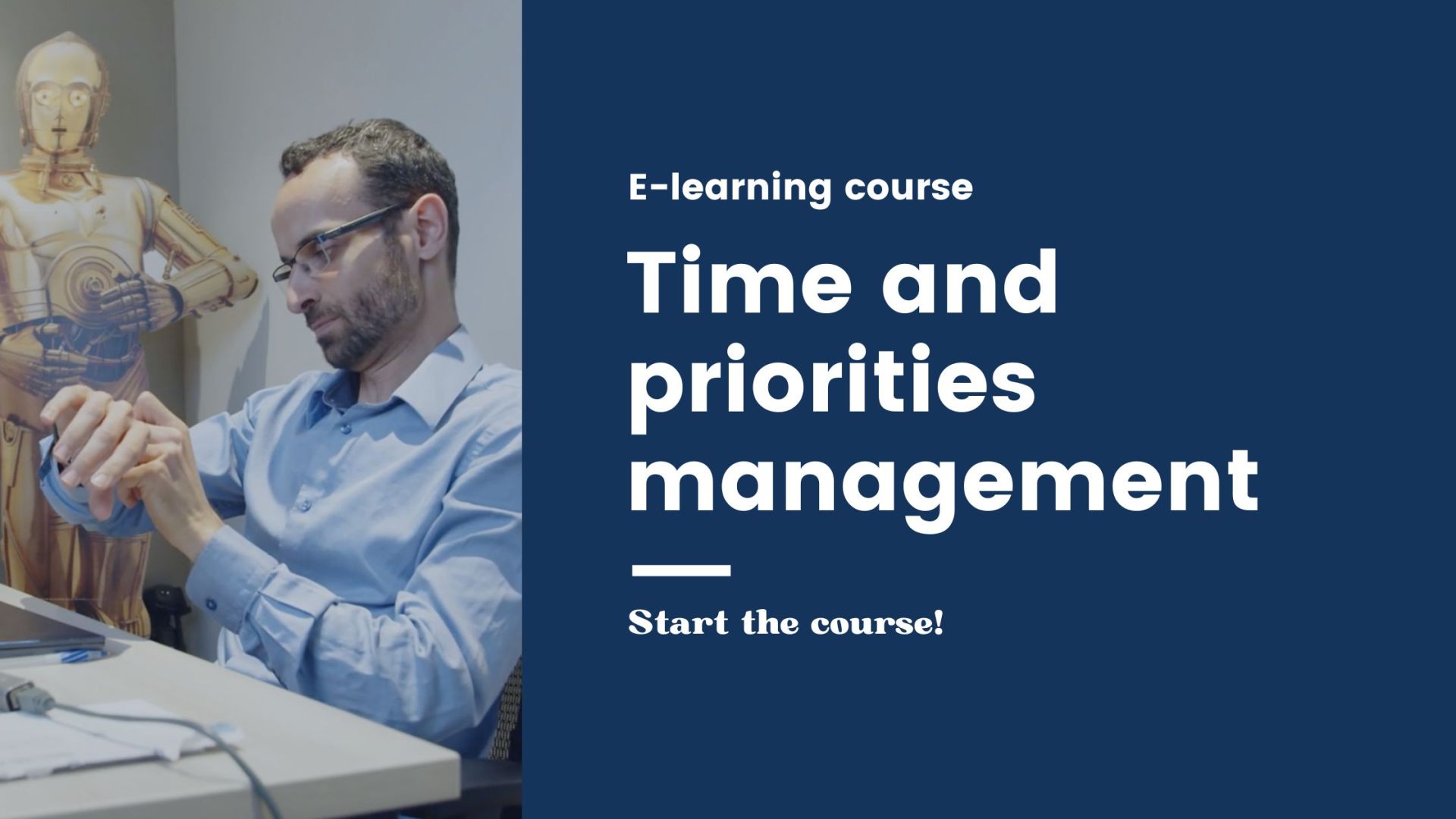 E-learning courses - Time and priorities management