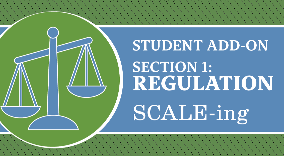Client | Section 1 - Regulation: SCALE-ing