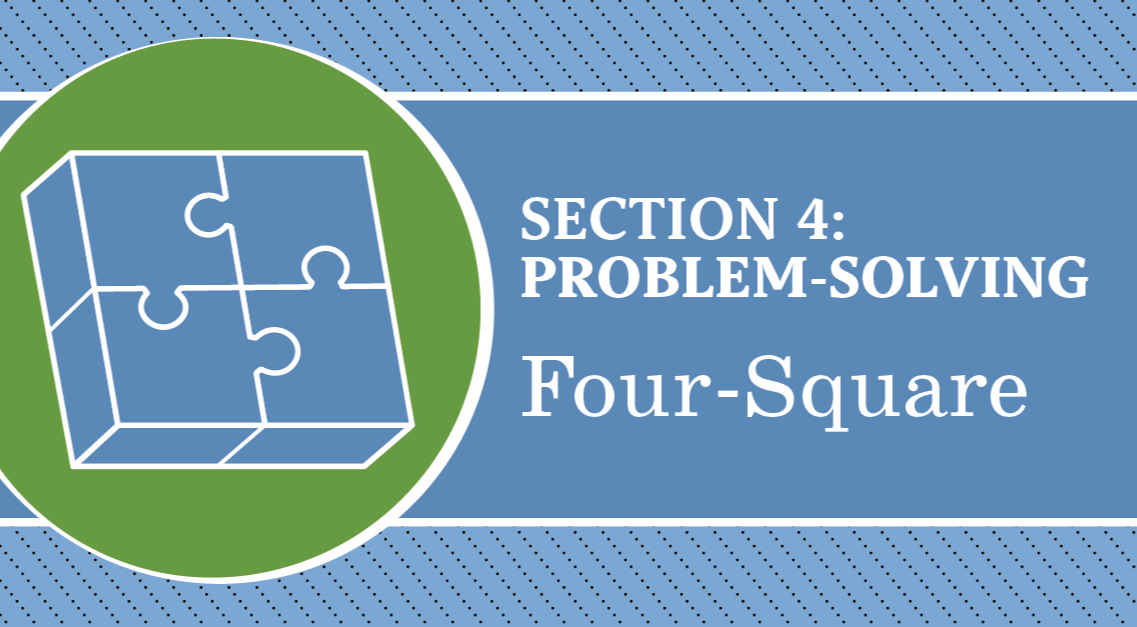 Family Enrichment | Section 4 - Problem-Solving: Four-Square Problem ...