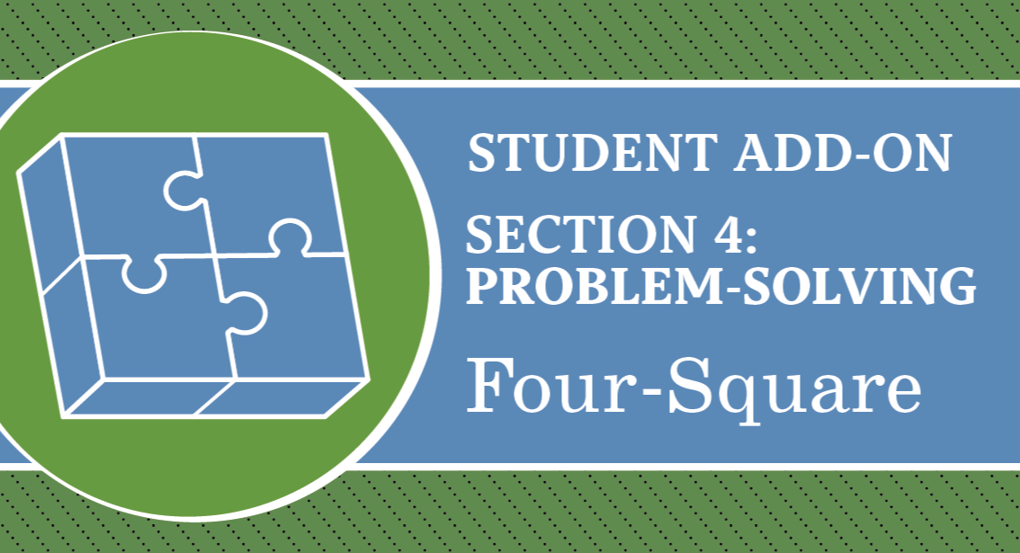 Club Member | Section 4 - Problem-Solving: Four-Square Problem-Solving