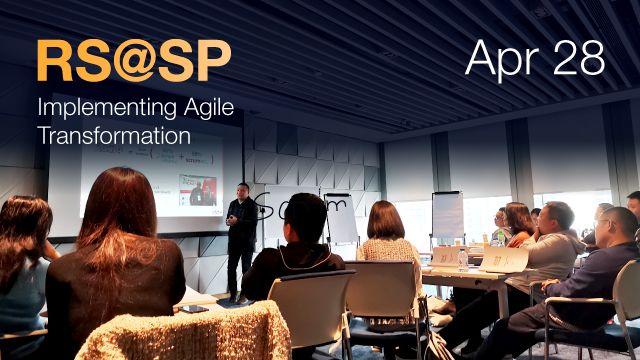 [Apr 28-29] Registered Scrum@Scale Practitioner (RS@SP)