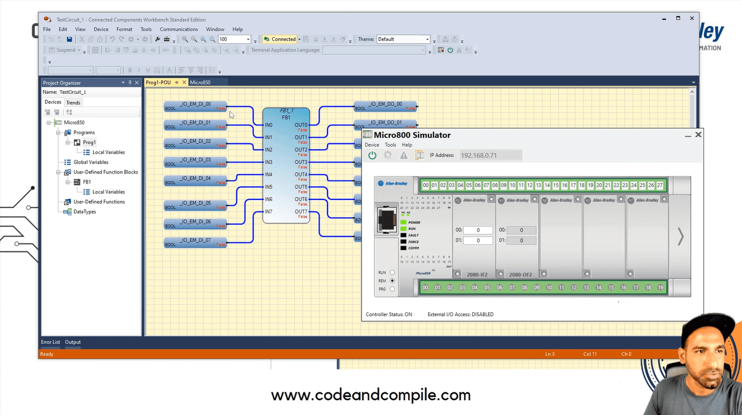 Micro850 PLC Exercises