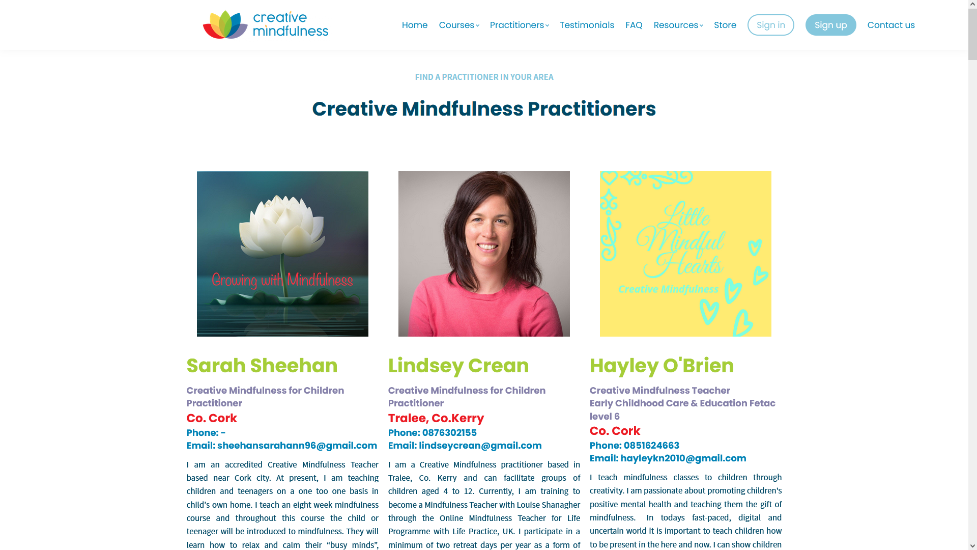 Creative Mindfulness | Practitioners
