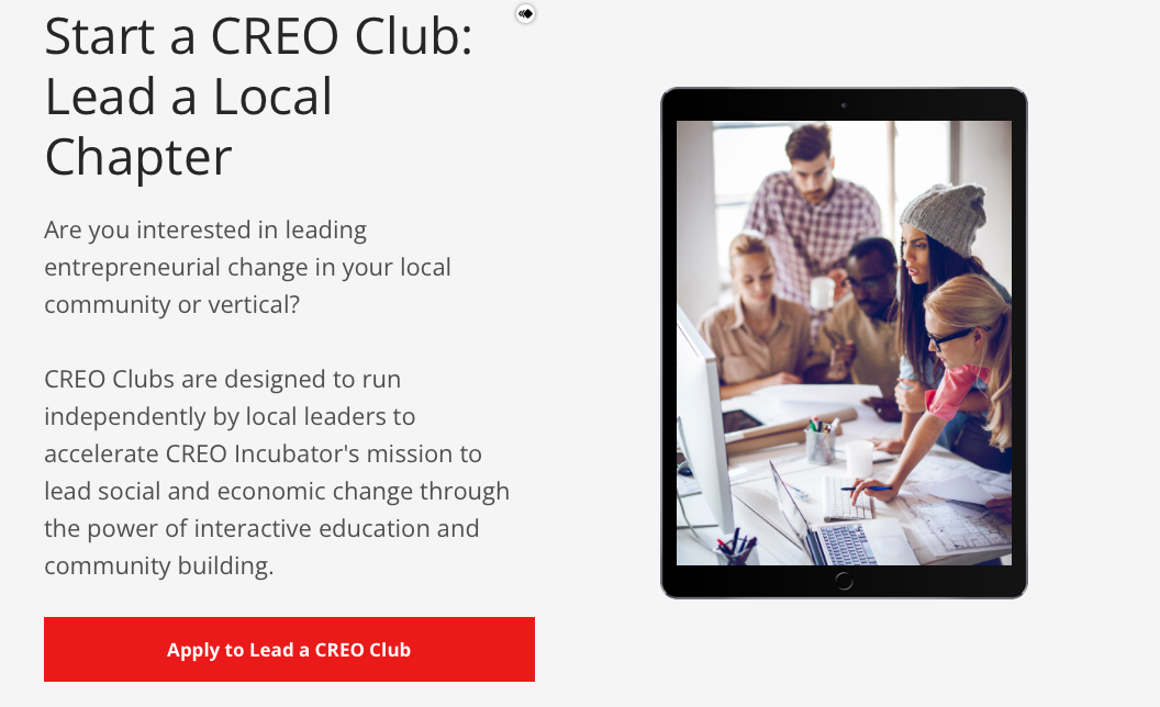 Become a CREOx Club Leader and Drive Innovation in Your Community