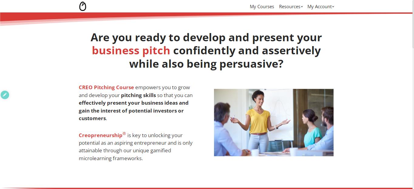 CREO Pitching Course