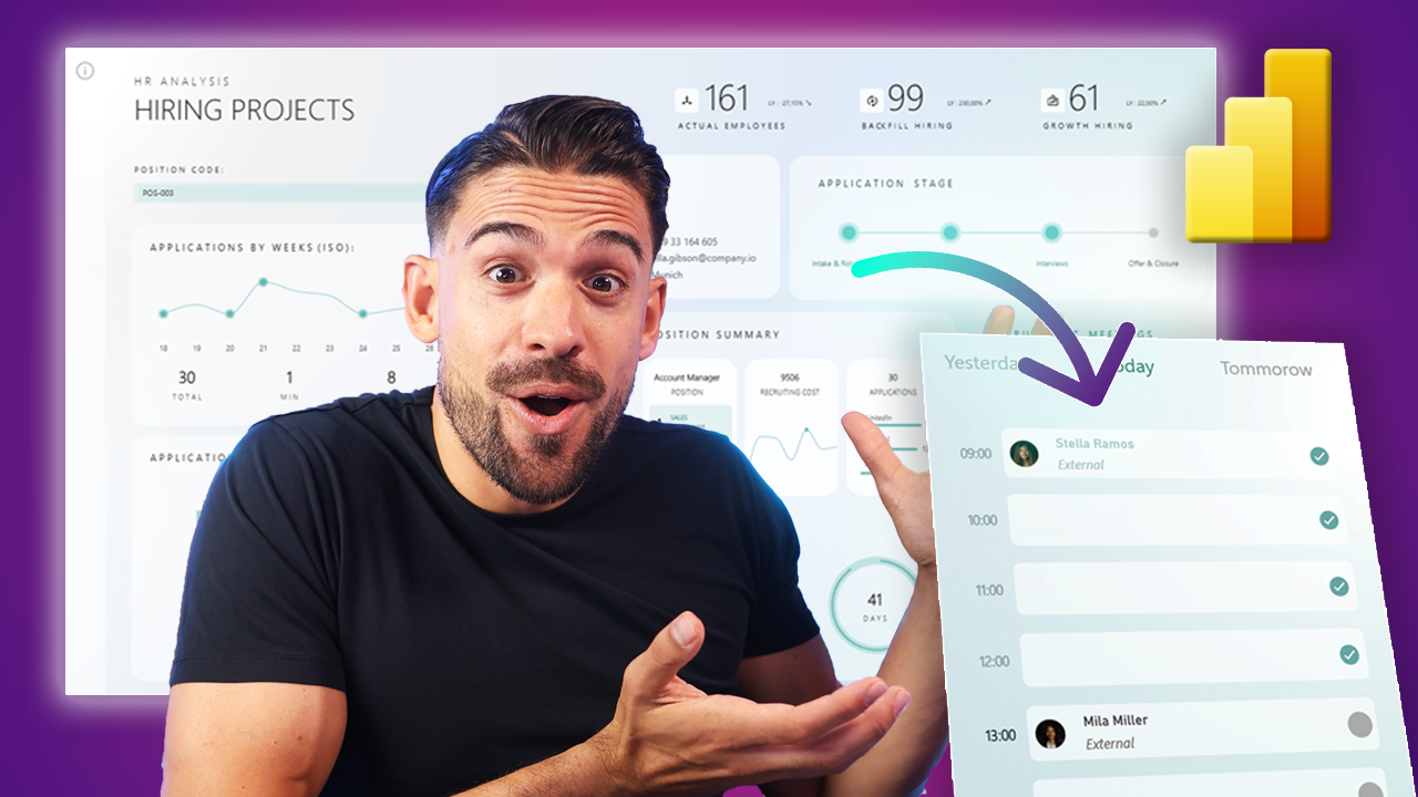 Power BI Calendar Visual in 10 Minutes