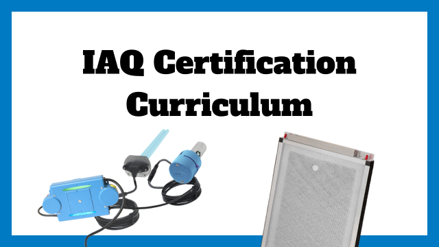 IAQ Certification Curriculum