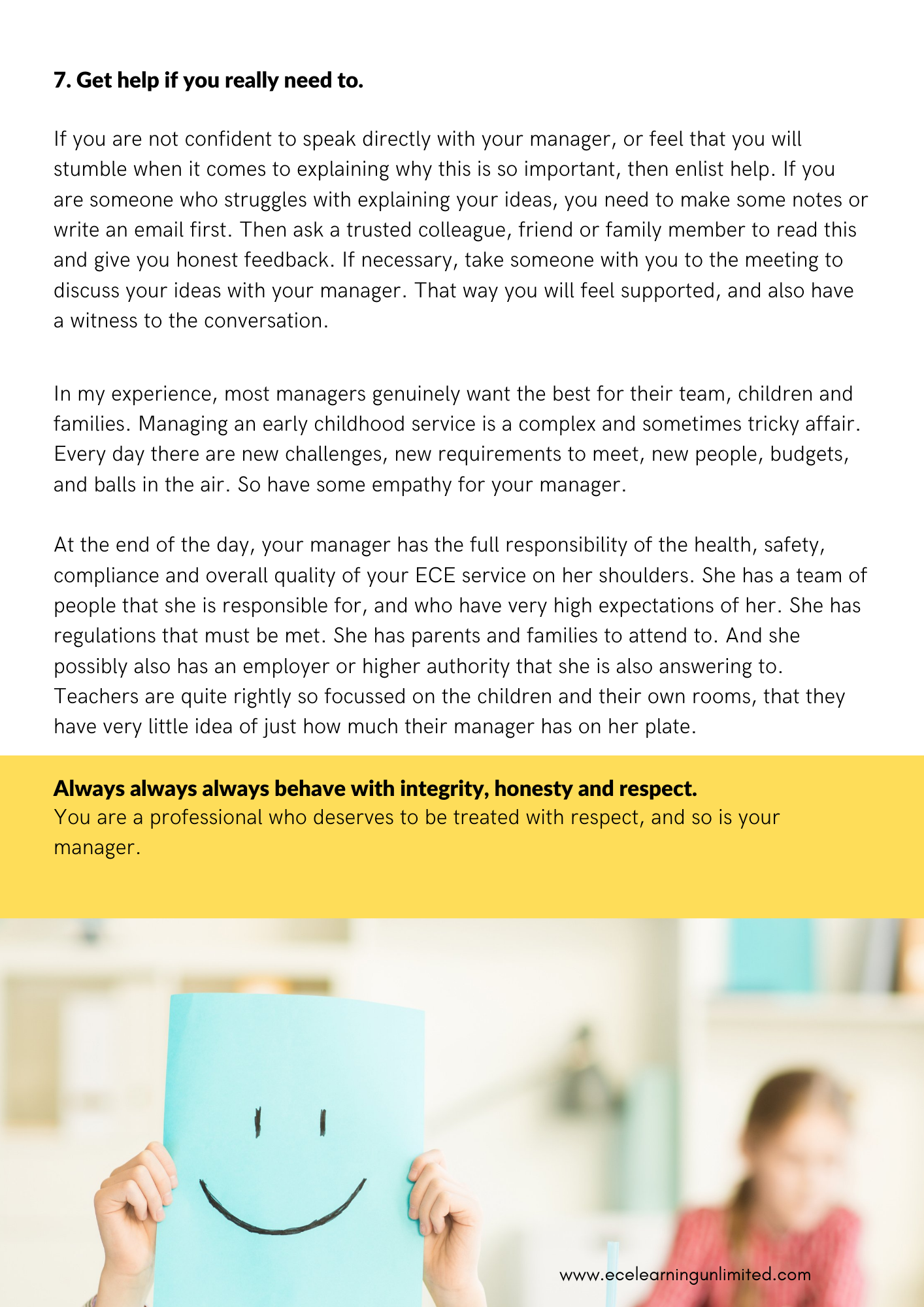 Seven tips for getting your manager to listen to you