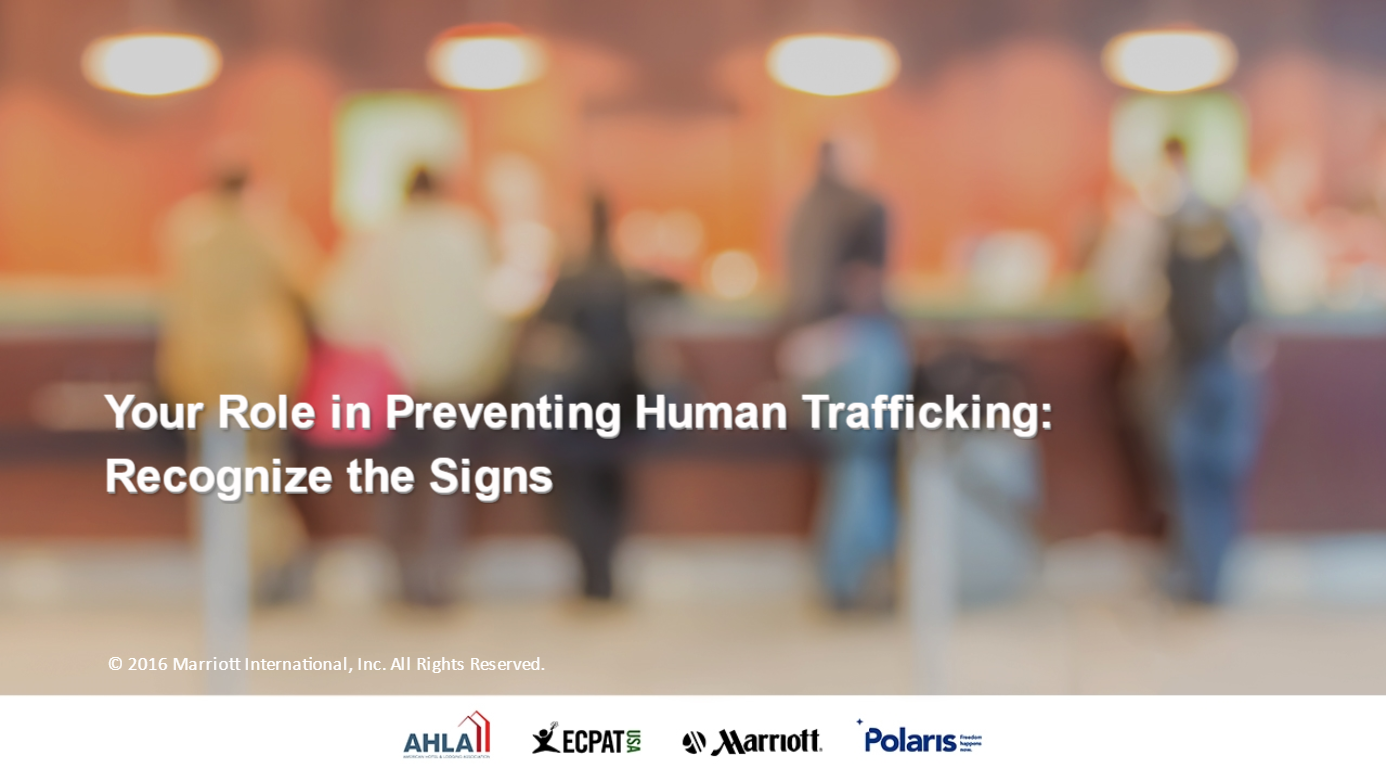 Preventing Human Trafficking: Recognize the Signs