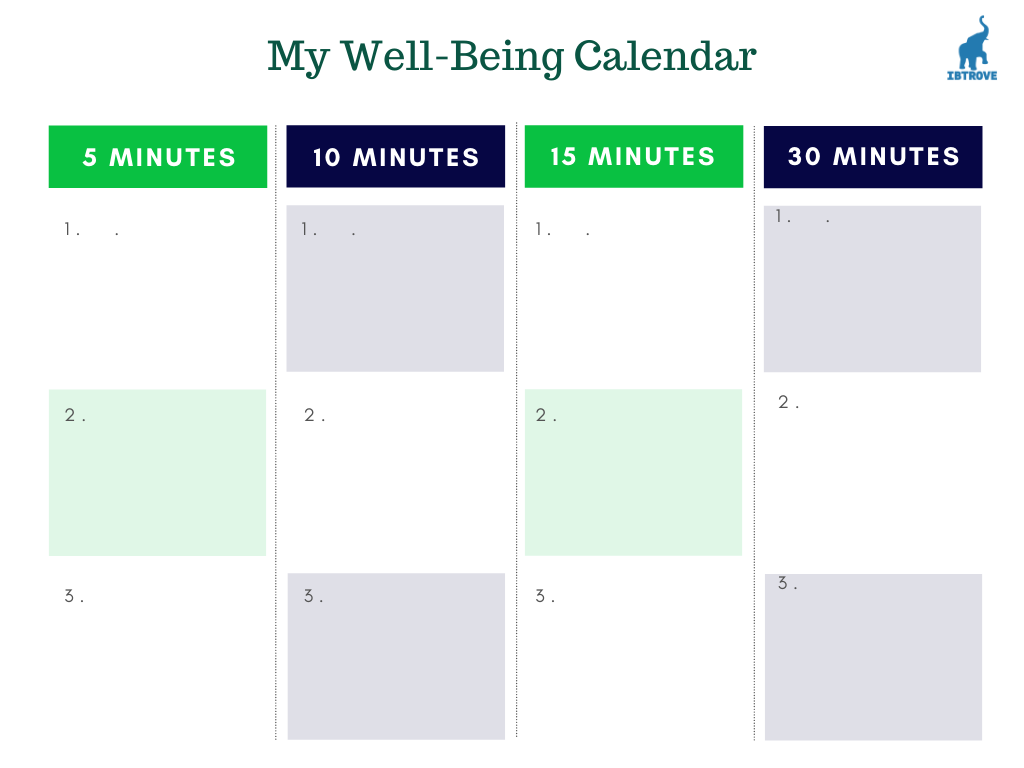 My Well-Being Calendar