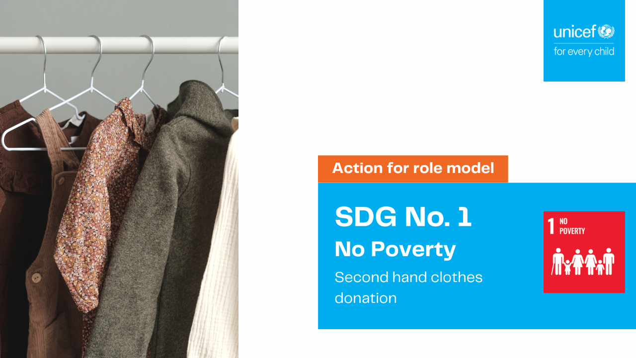 SDG 1 Action (1): Second hand clothes donation