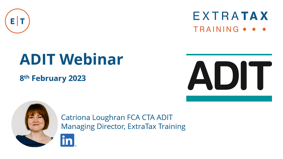 Explore ADIT International Tax qualification - webinar recording