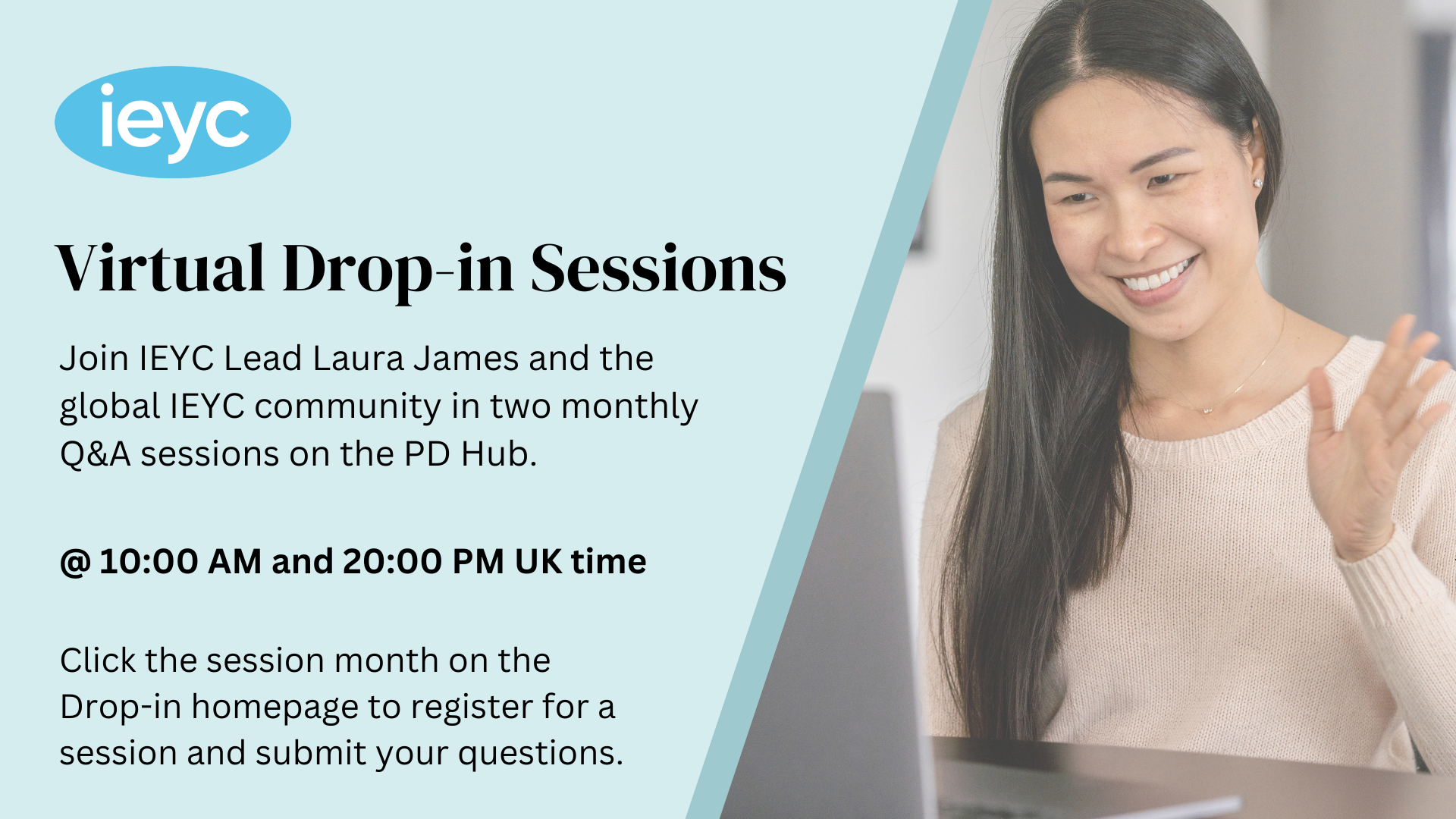 IEYC Virtual Drop-in Sessions
