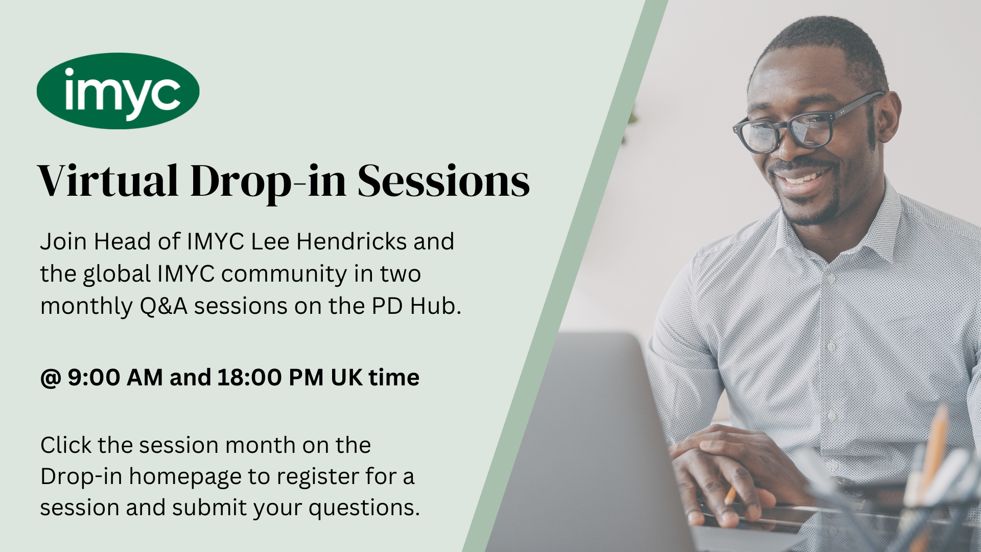 IMYC Virtual Drop-in Sessions