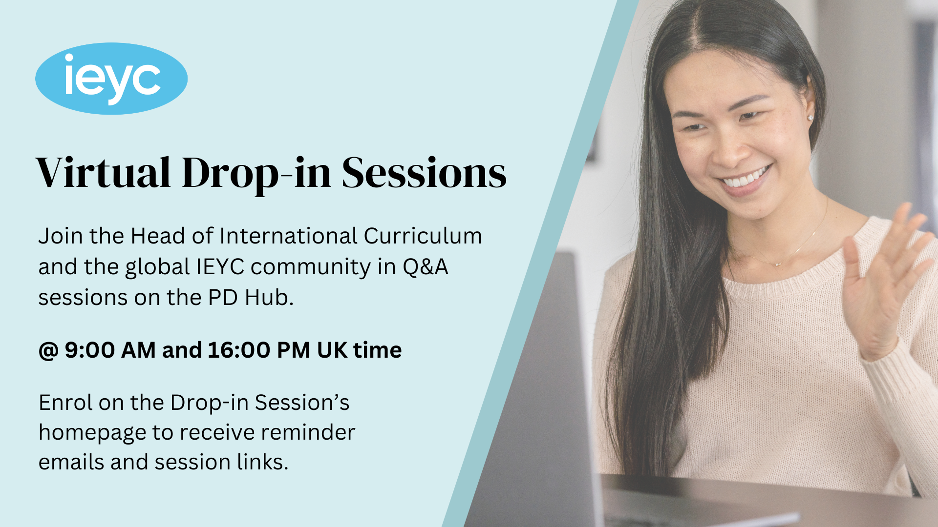 IEYC Virtual Drop-in Sessions