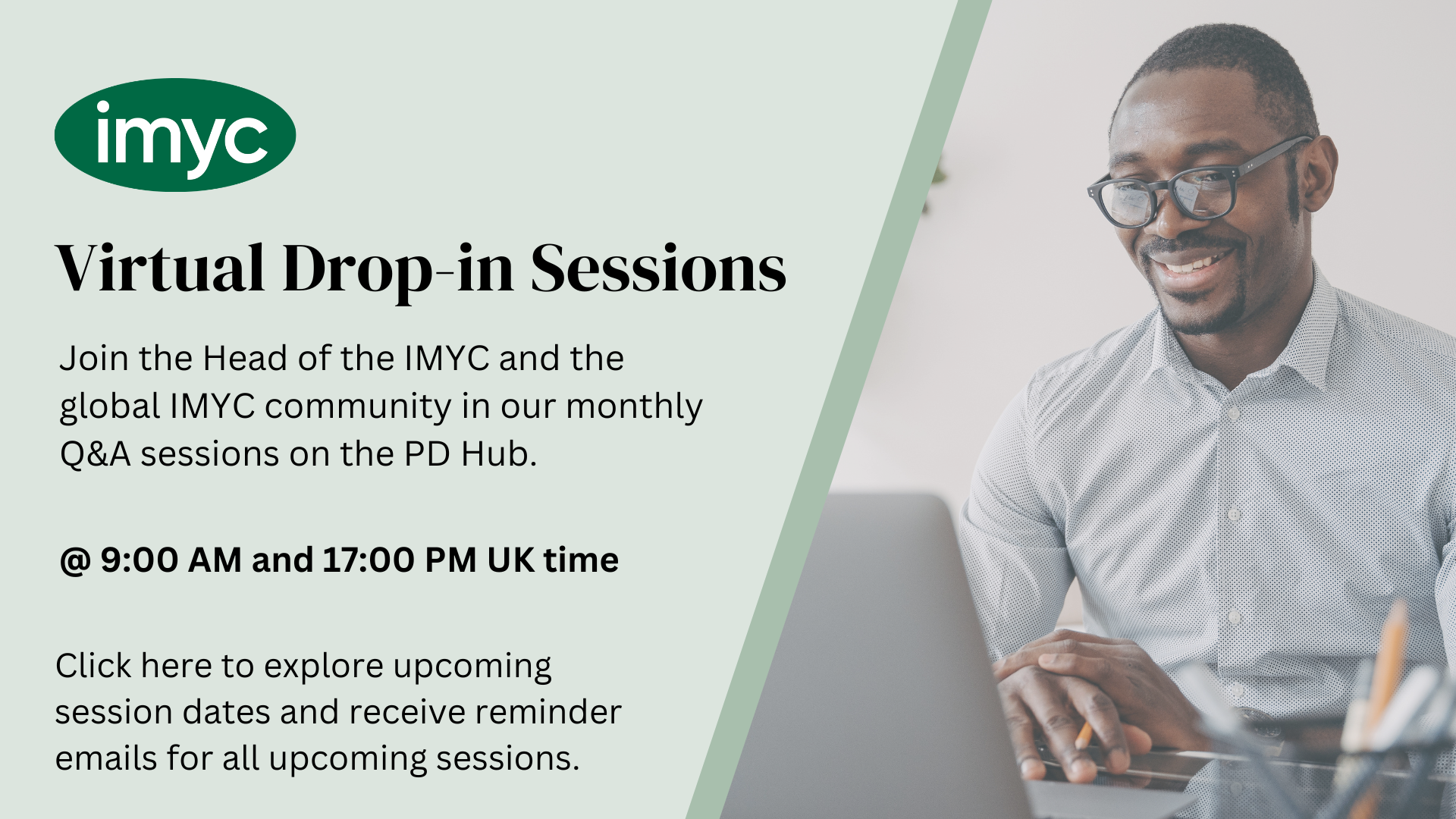 IMYC Virtual Drop-in Sessions