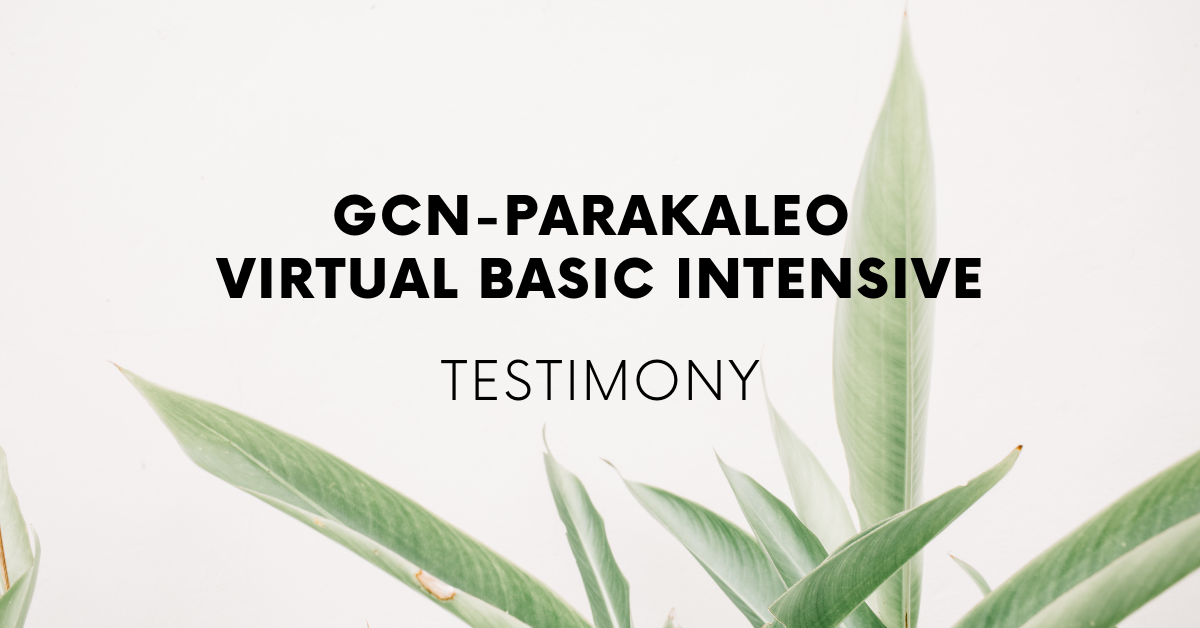 "Parakaleo" Basic Intensive