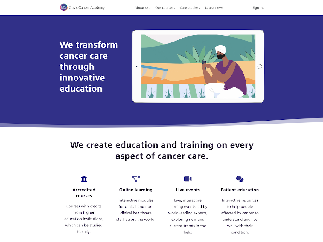 Cancer Care Online Training Education | Guy's Cancer Academy