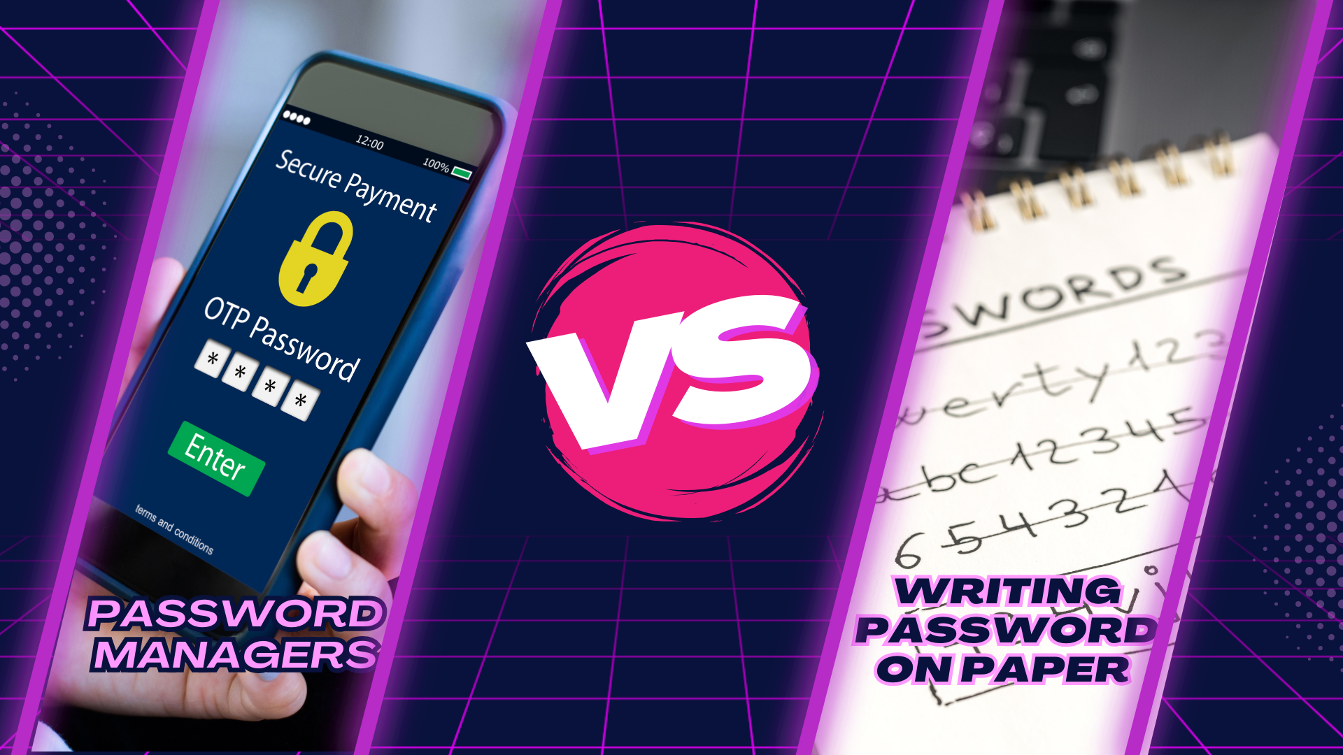 密碼管理器與紙上記錄密碼：哪個更安全？