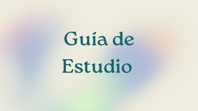 Guía de estudio