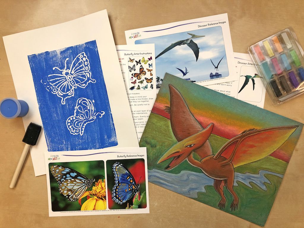 Kids Art Box & Online Art Class For Kids. Art box subscription.