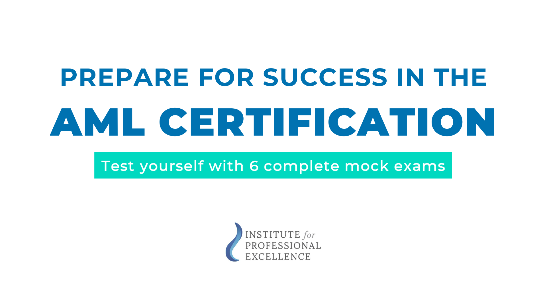 What is the AML certification exam for ICPAC and CBA Professionals?