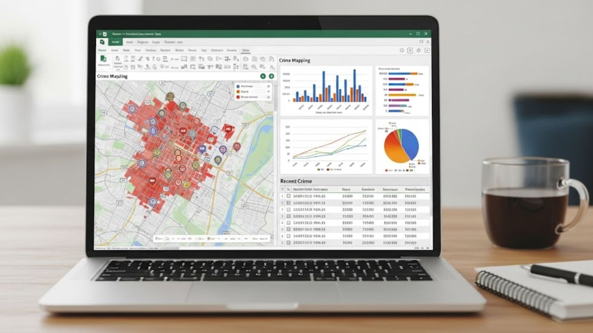 Step-by-Step Guide: Creating a Crime Mapping Dashboard in Excel