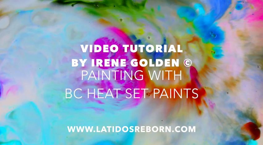 PAINTING WITH BC HEAT SET PAINTS
