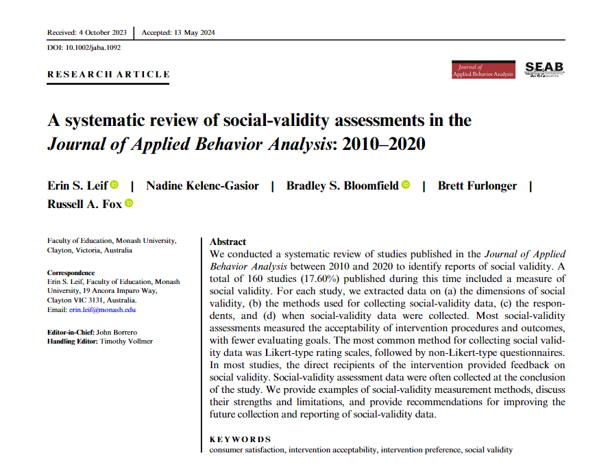 How do your participants and their families perceive your work? The ...