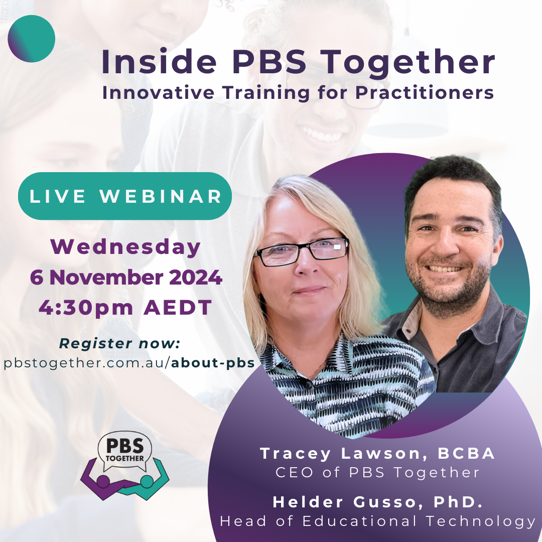 Inside PBS Together: Innovative Training for Practitioners