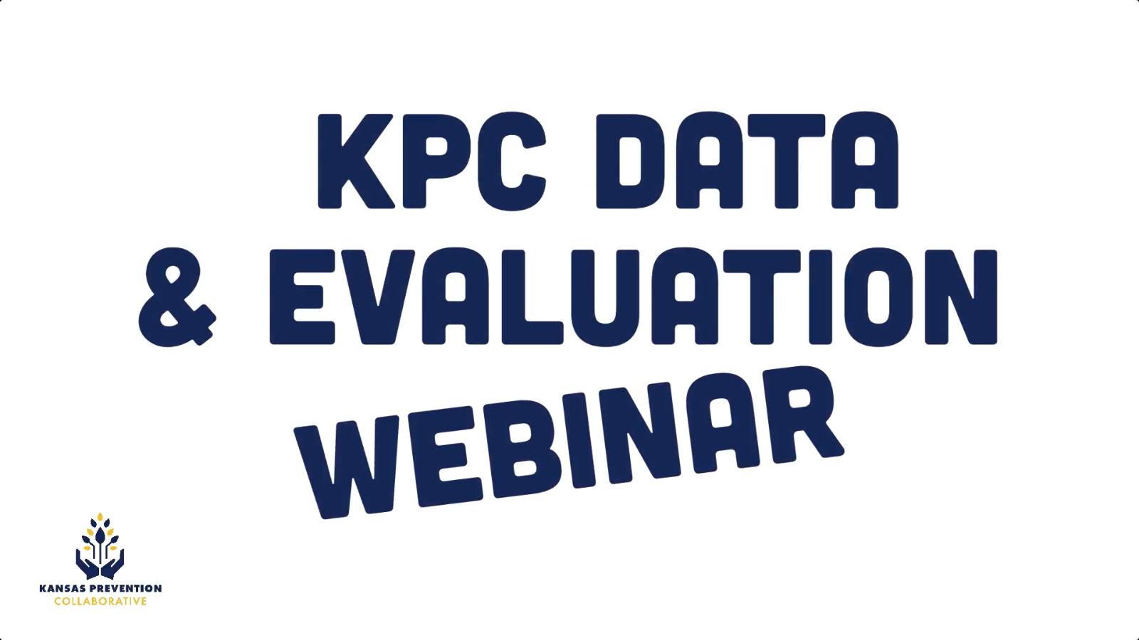 KPCCI Data & Evaluation Workshop Webinar