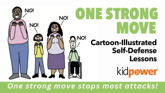 One Strong Move: Cartoon-Illustrated Self-Defense Lessons Book