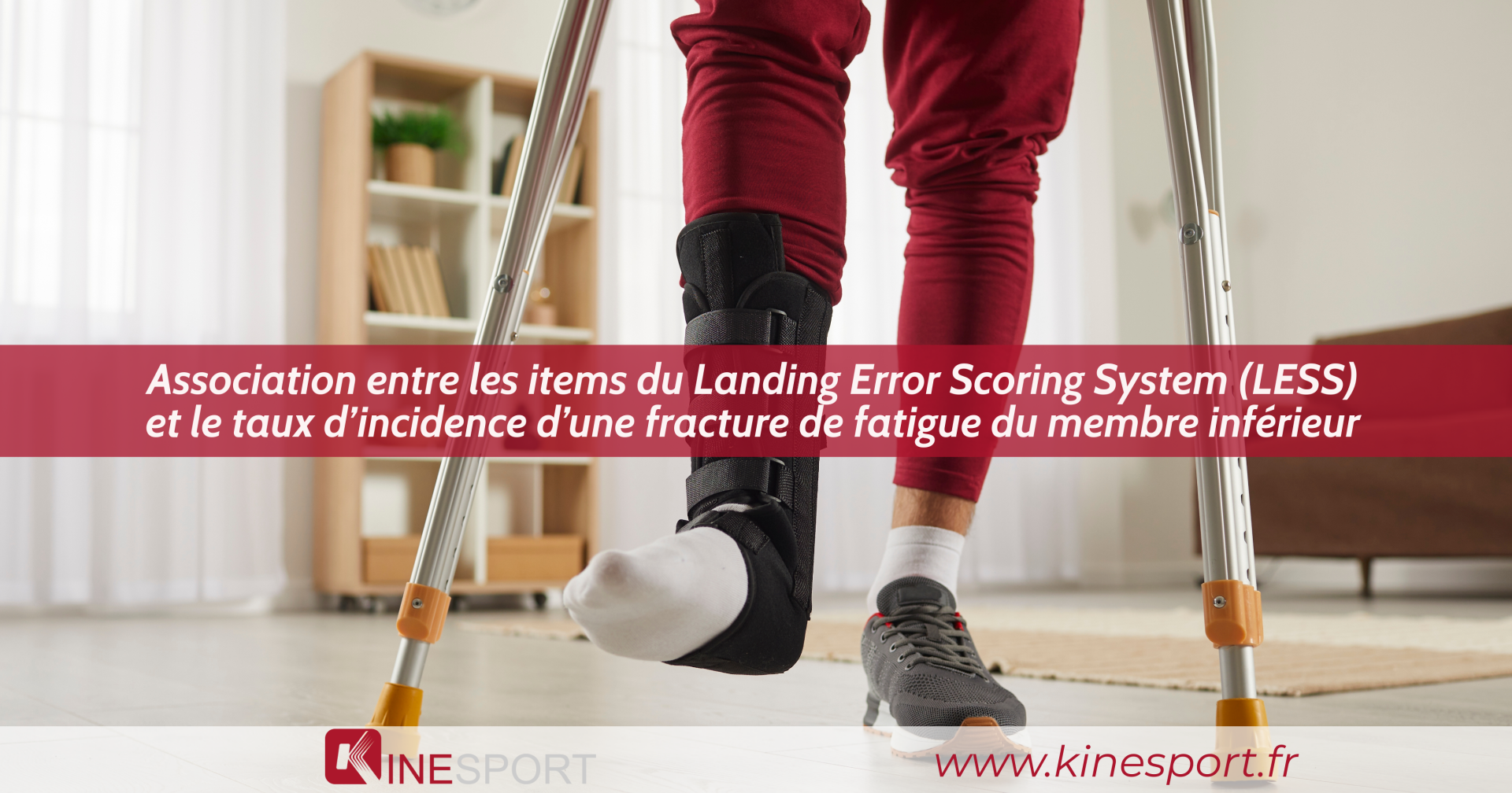 Association entre les items du Landing Error Scoring System et le taux ...