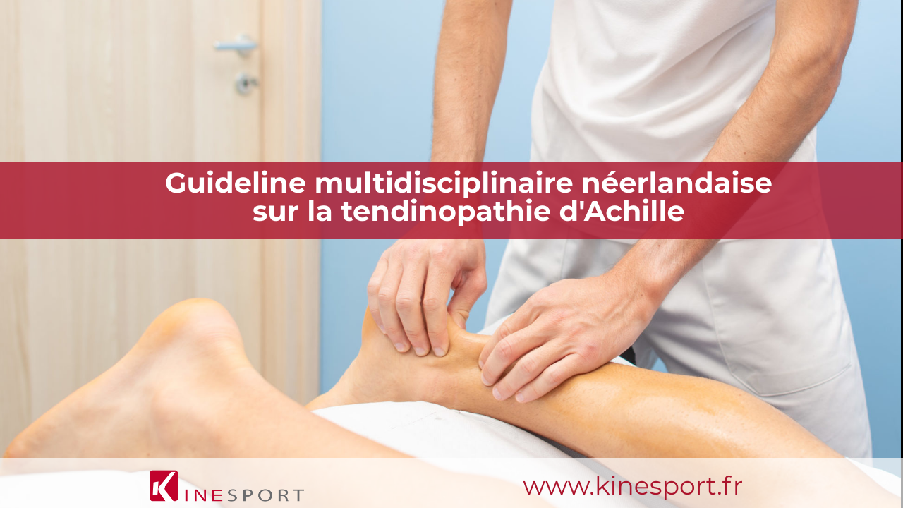 Guideline multidisciplinaire néerlandaise sur la tendinopathie d ...