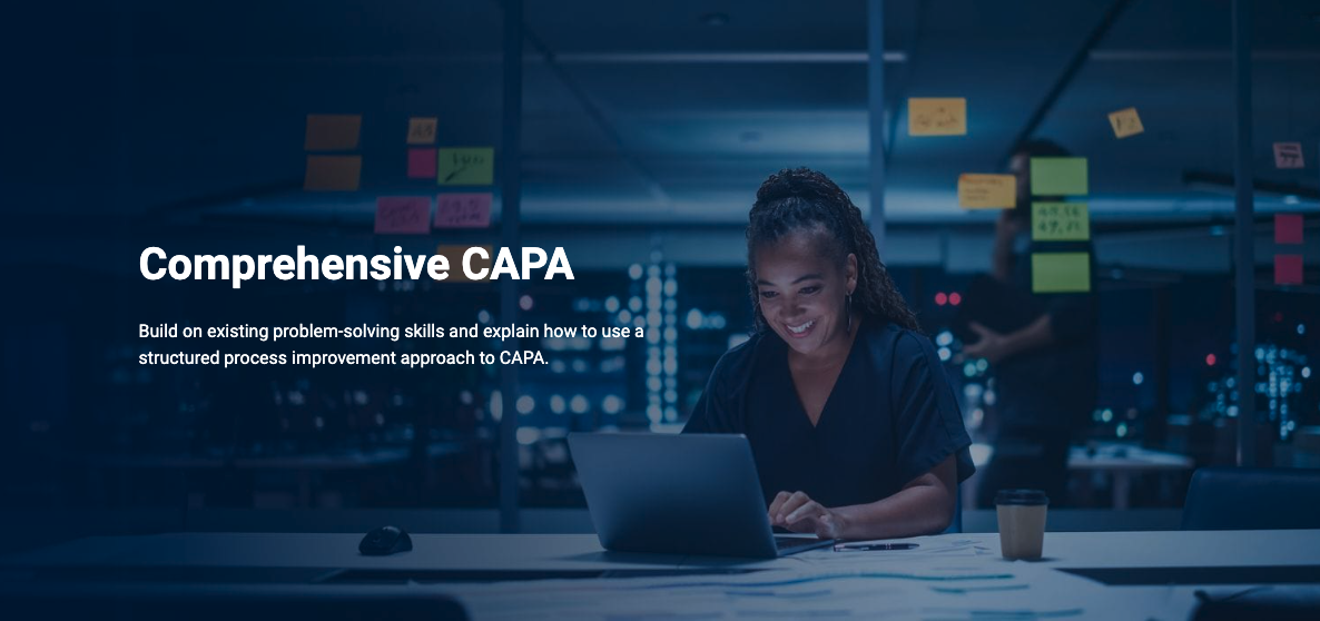 On-Demand Comprehensive CAPA Training [eLearning] | Meddev Solutions